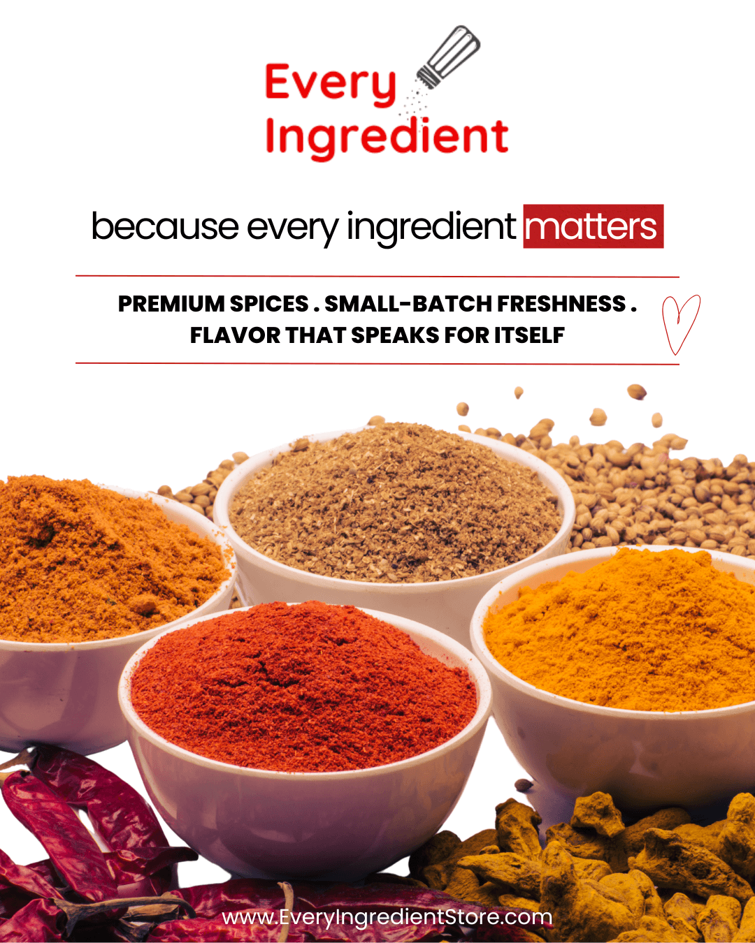 Every Ingredient | Gourmet Spices & Global Flavors